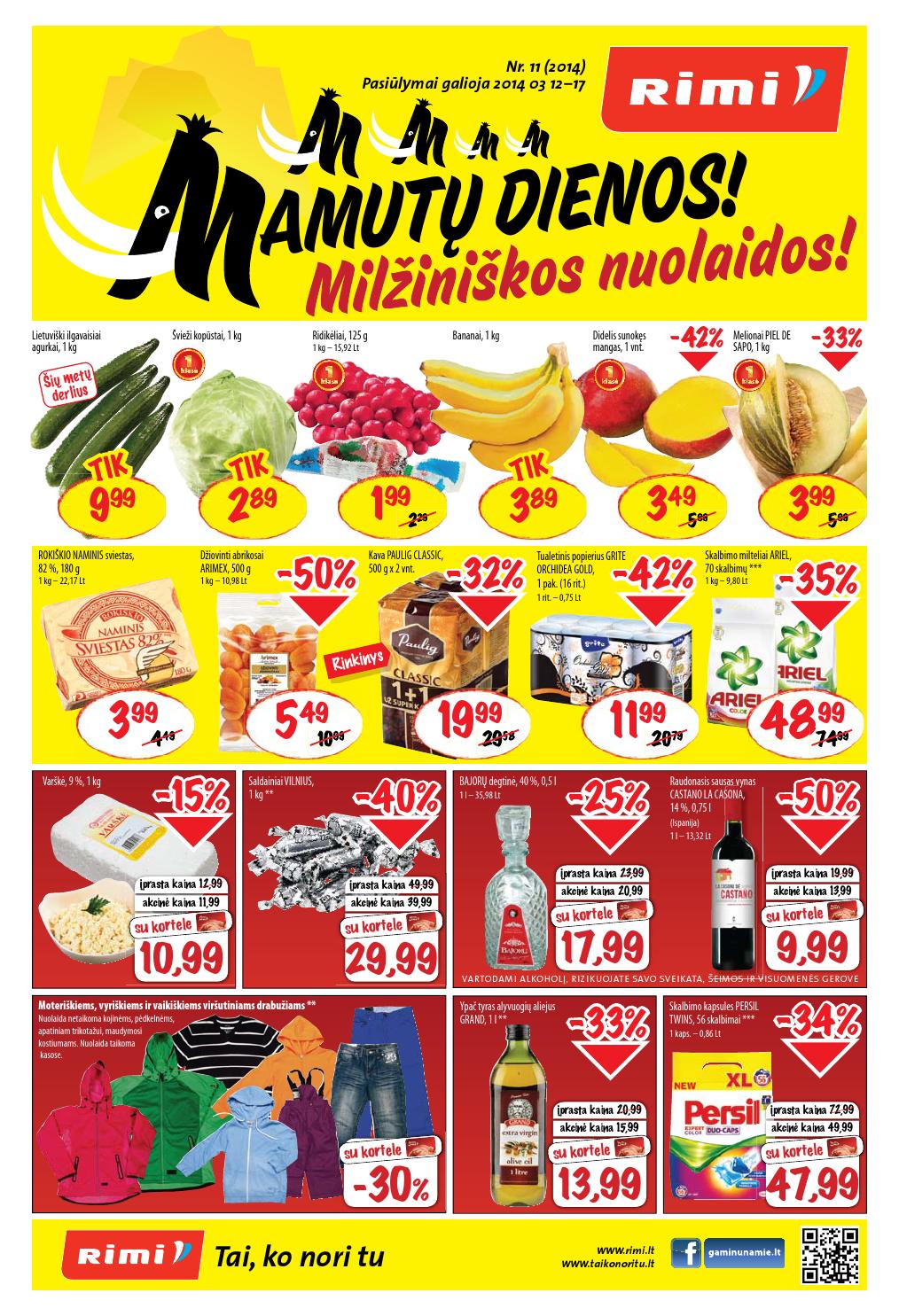 Rimi Hypermarket Nr.11-2014 by Rimi - Issuu