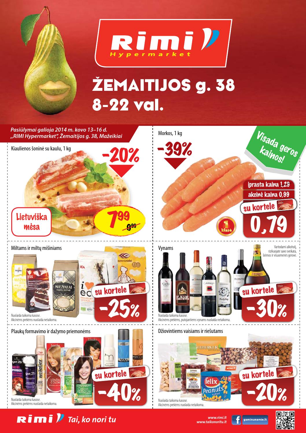 Rimi Mažeikiai skrajutė Nr.11-2014 by Rimi - Issuu