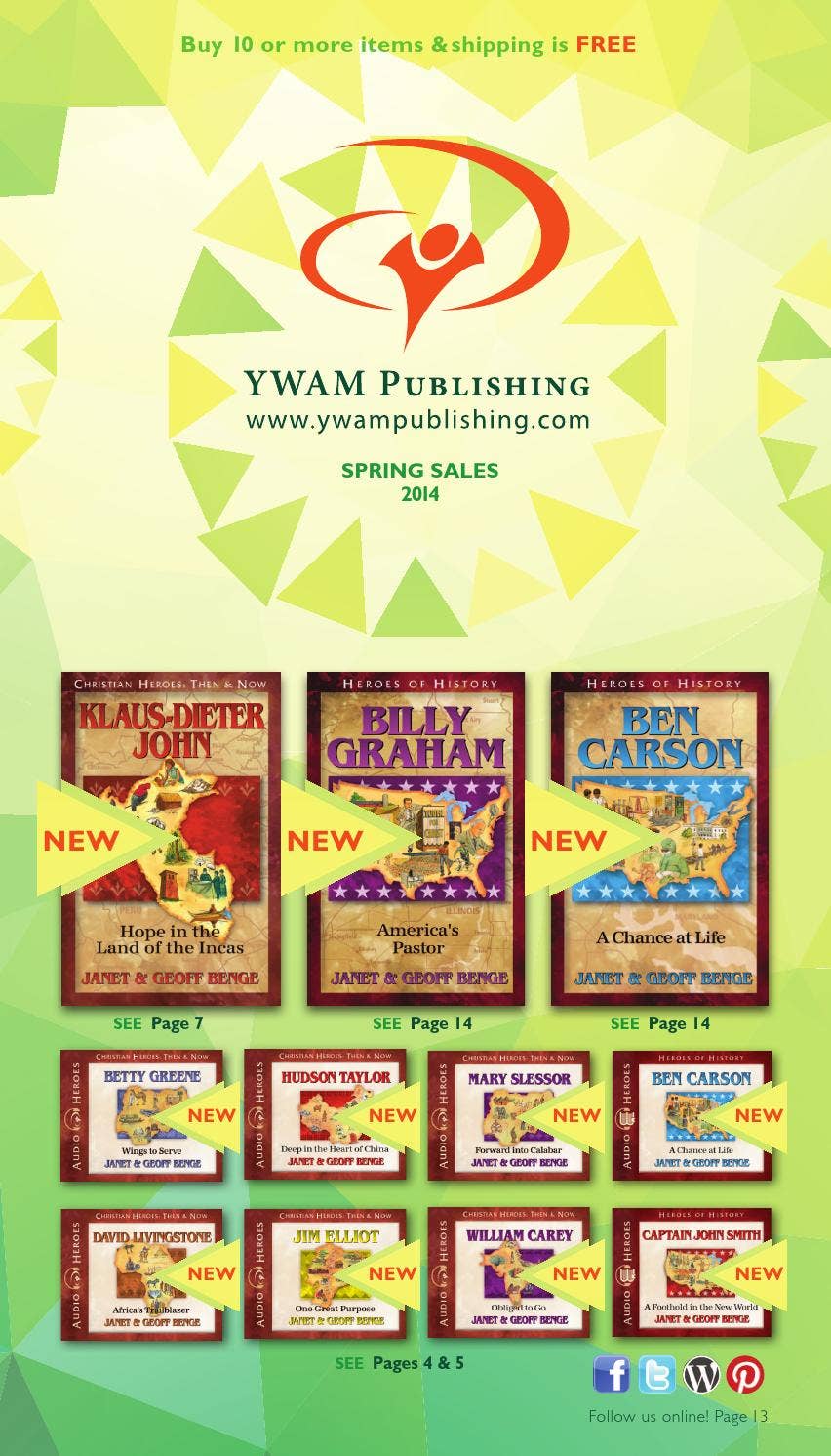 2014 Spring Sales Flyer by YWAM Publishing - Issuu