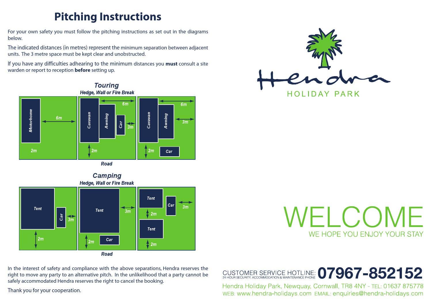Hendra Site Map 2014 by Hendra Holiday Park - Issuu
