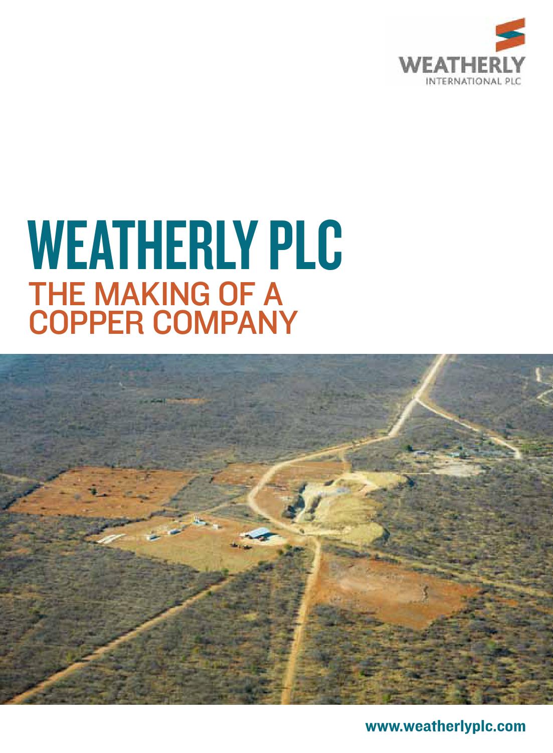 Weatherly PLC Afrcia Mining Apr14 Bro by Business Excellence Magazine ...