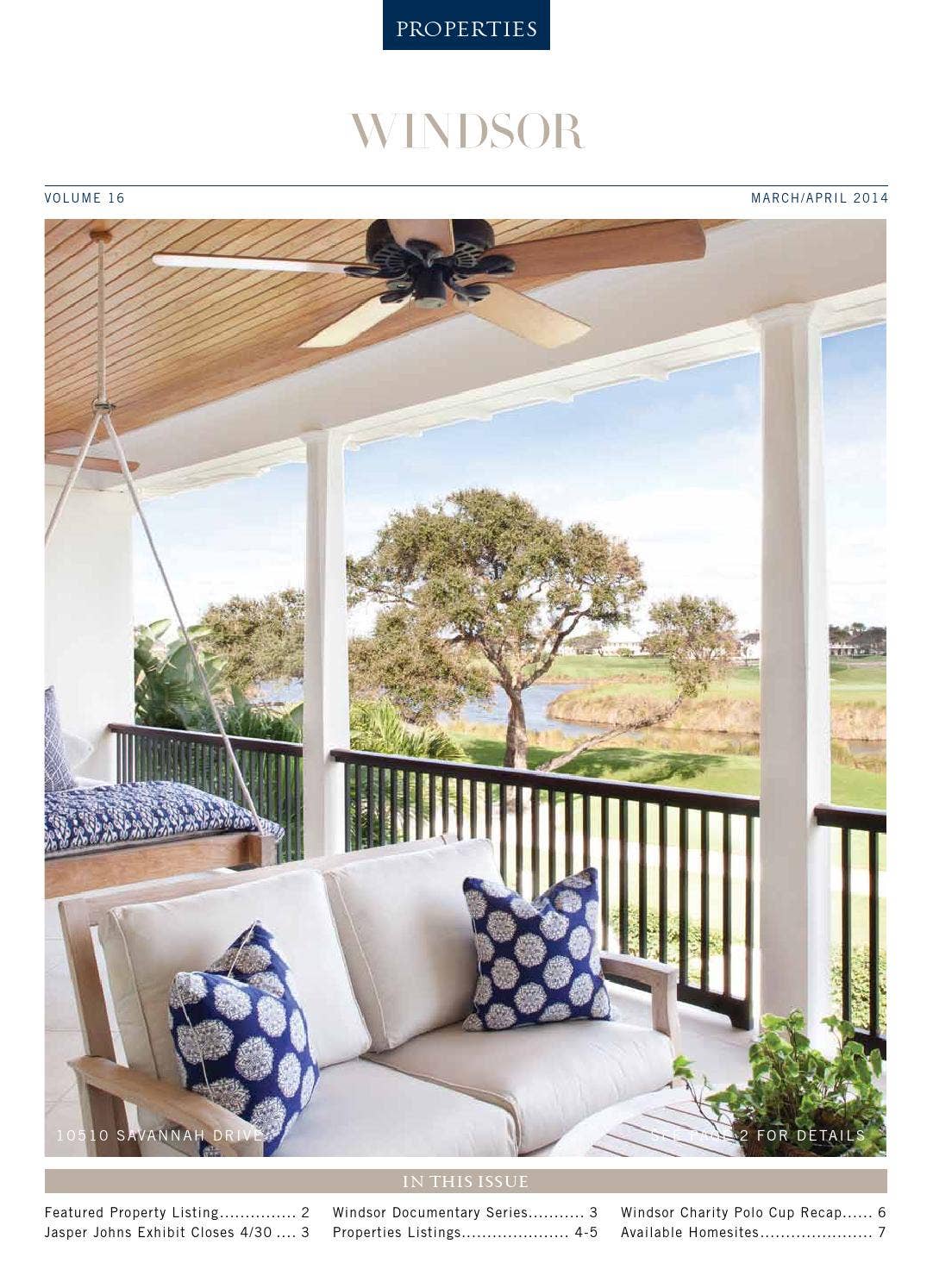 Windsor Properties Newsletter March-April 2014 by Windsor Properties ...