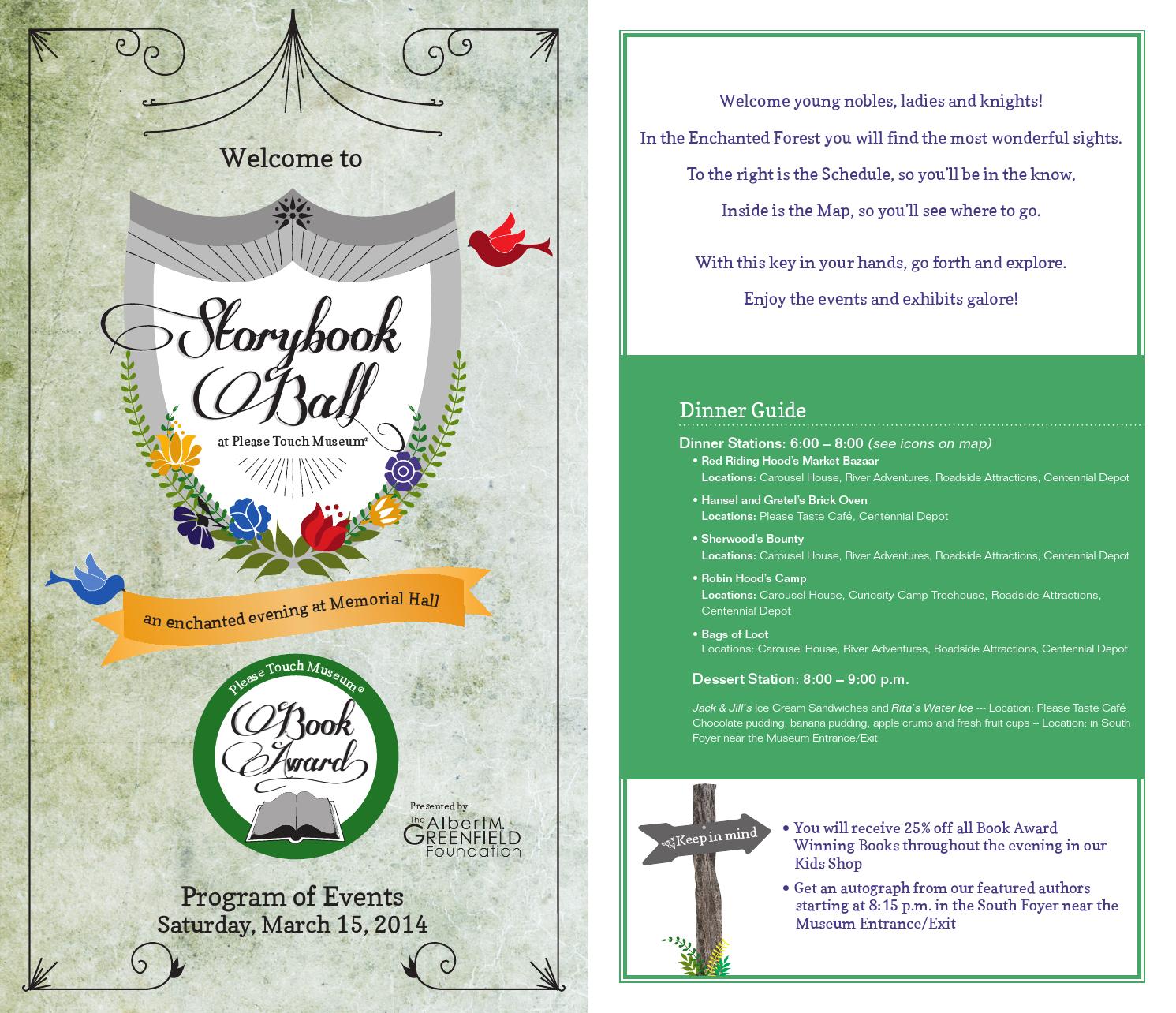 Storybook Ball Program 2014 by Please Touch Museum - Issuu