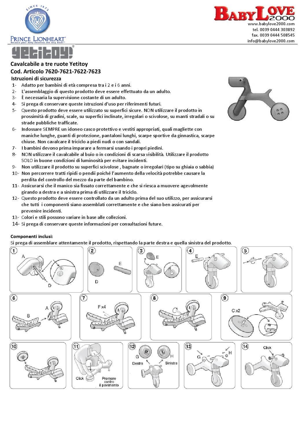 7620 istruzioni yetitoy plh by BabyLove2000 - Issuu