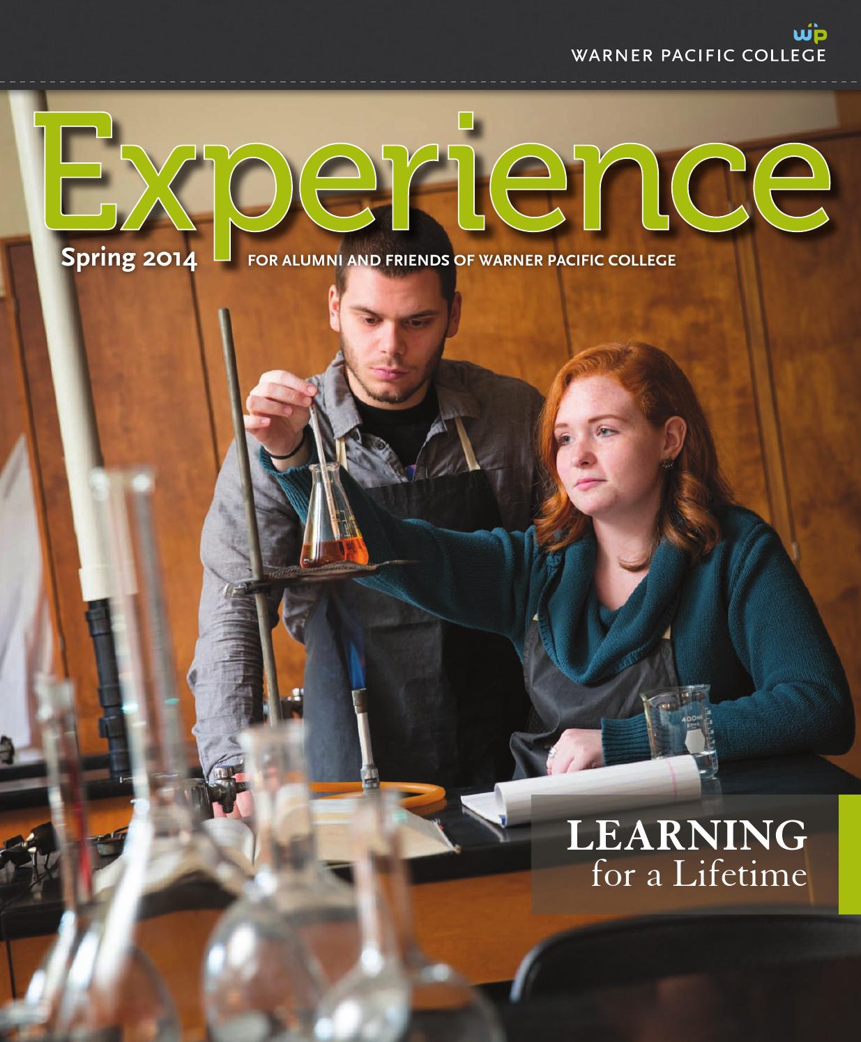 Experience Magazine - Spring 2014 by Warner Pacific University - Issuu