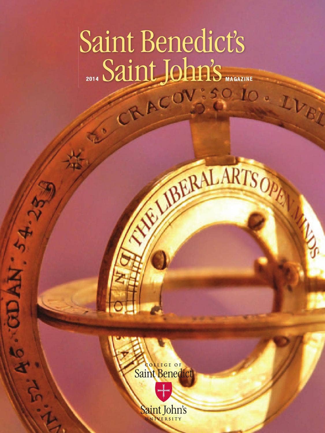 Saint Benedict’s / Saint John’s Magazine Spring 2014 by CSB+SJU - Issuu