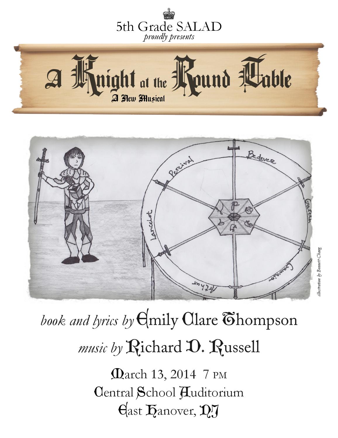A Knight at the Round Table--Program (Mar 2014) by Richard Russell - Issuu