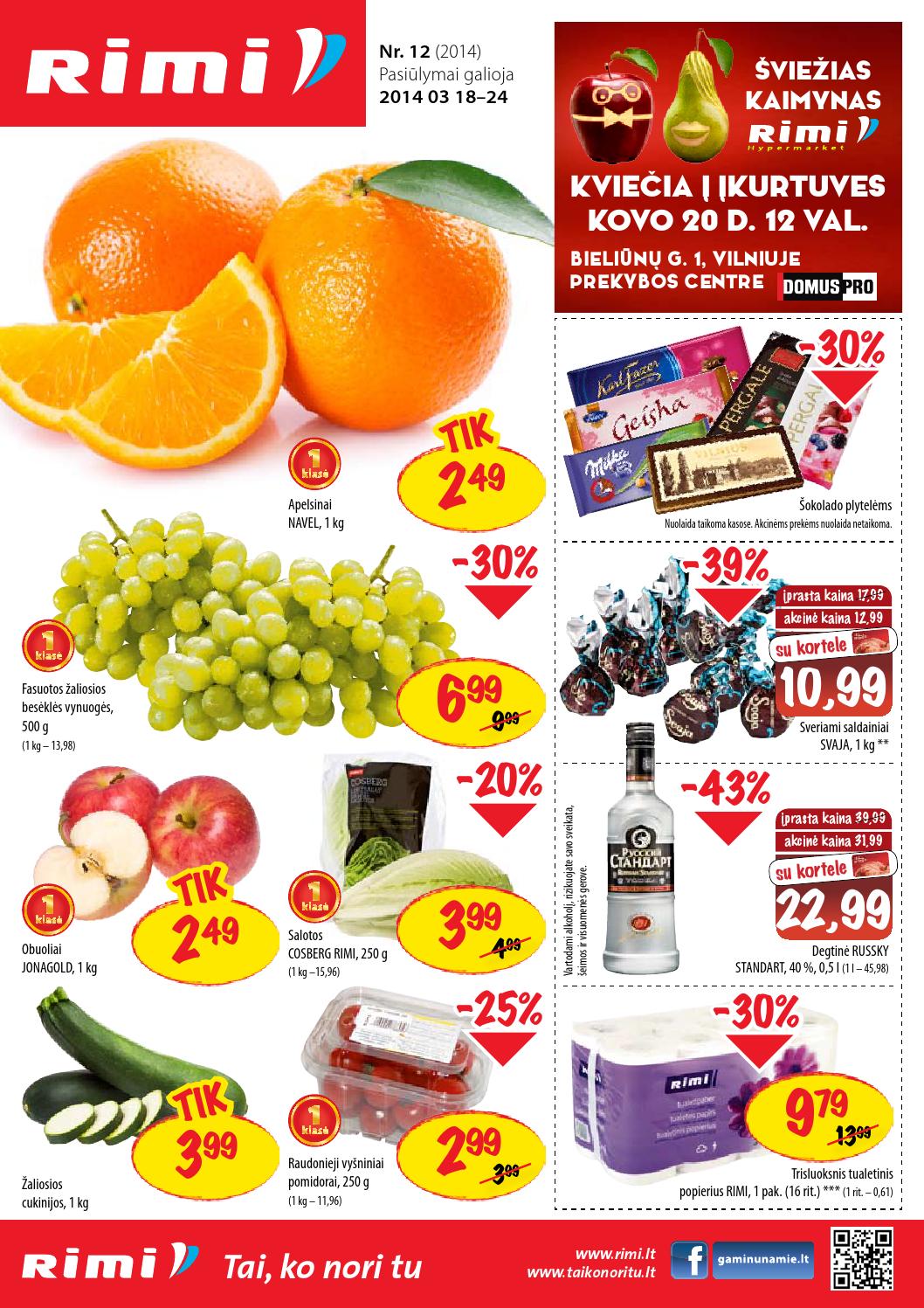 Rimi Hypermarket Nr.12-2014 by Rimi - Issuu