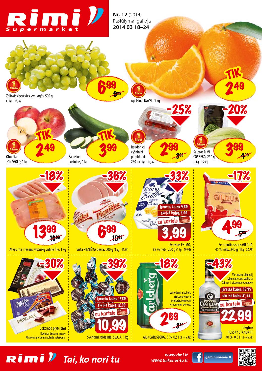 Rimi Supermarket Nr.12-2014 by Rimi - Issuu