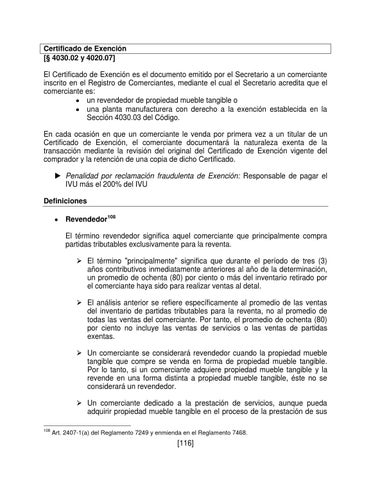 Guía Contributiva del Impuesto sobre Ventas y Uso [IVU] by CUD Puerto ...