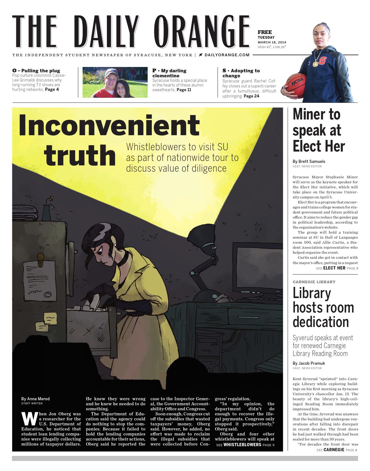 March 18, 2014 by The Daily Orange - Issuu