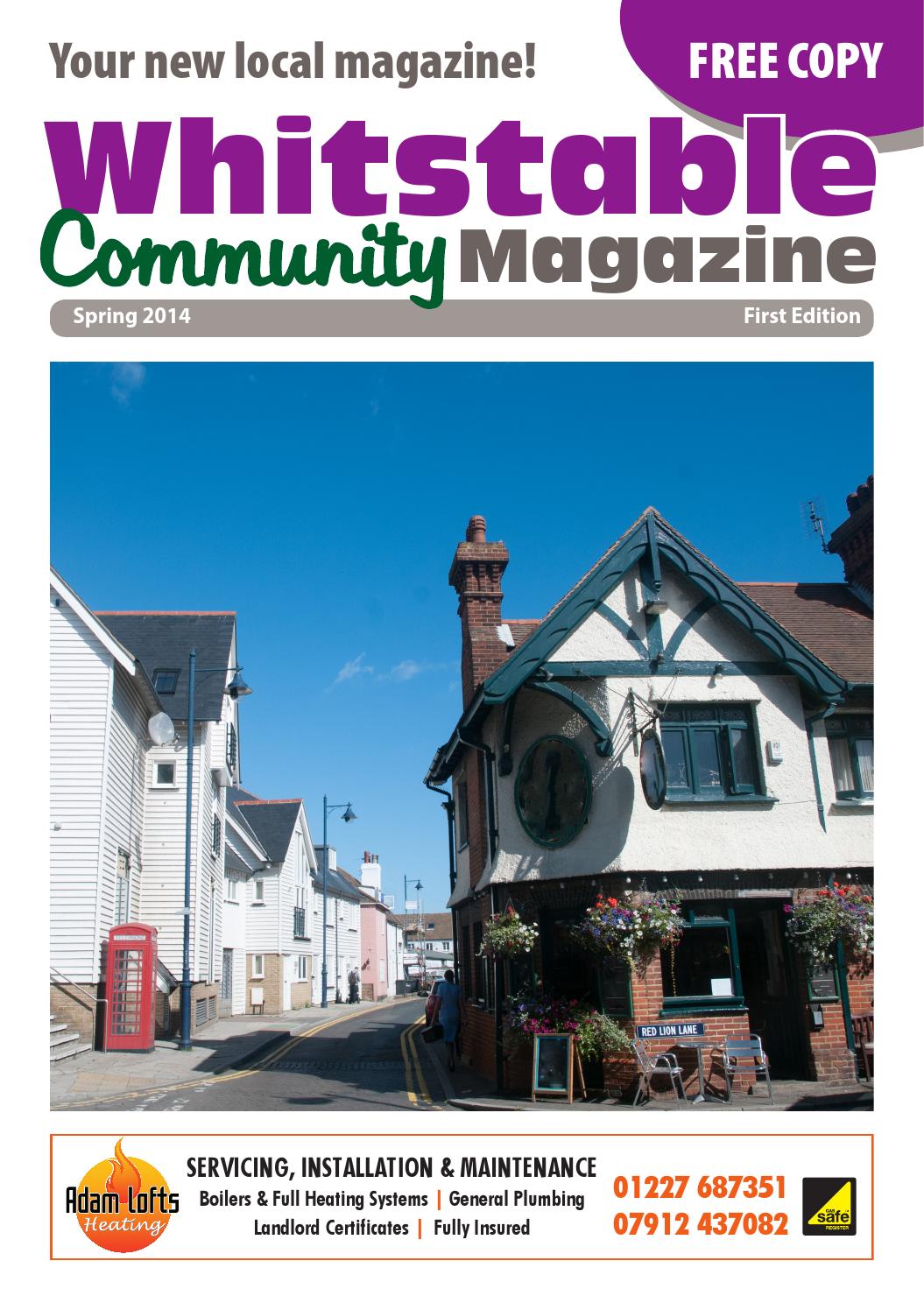 Whitstable Town Community Magazine 1st Edition by CommunityAd - Issuu