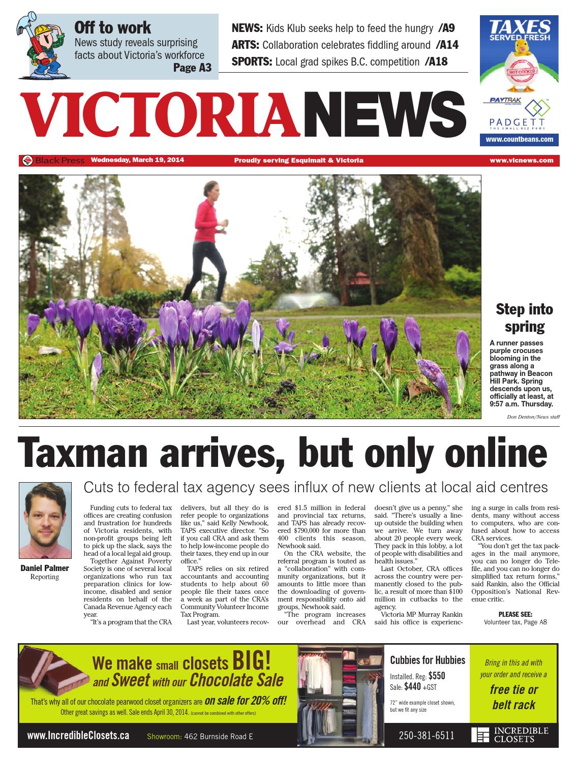 Victoria News, March 19, 2014 by Black Press Media Group - Issuu