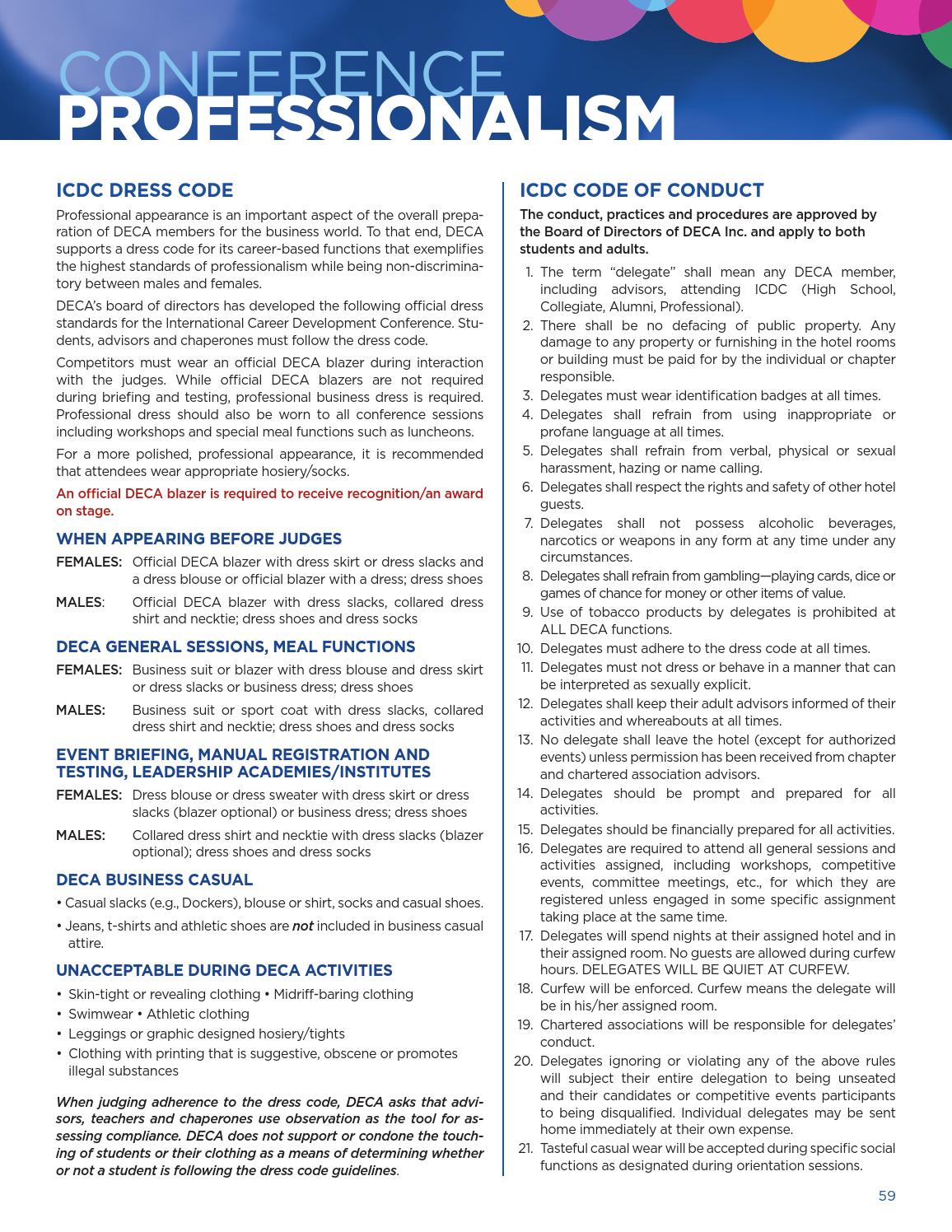 DECA 2014 HS ICDC Program by DECA Inc. - Issuu