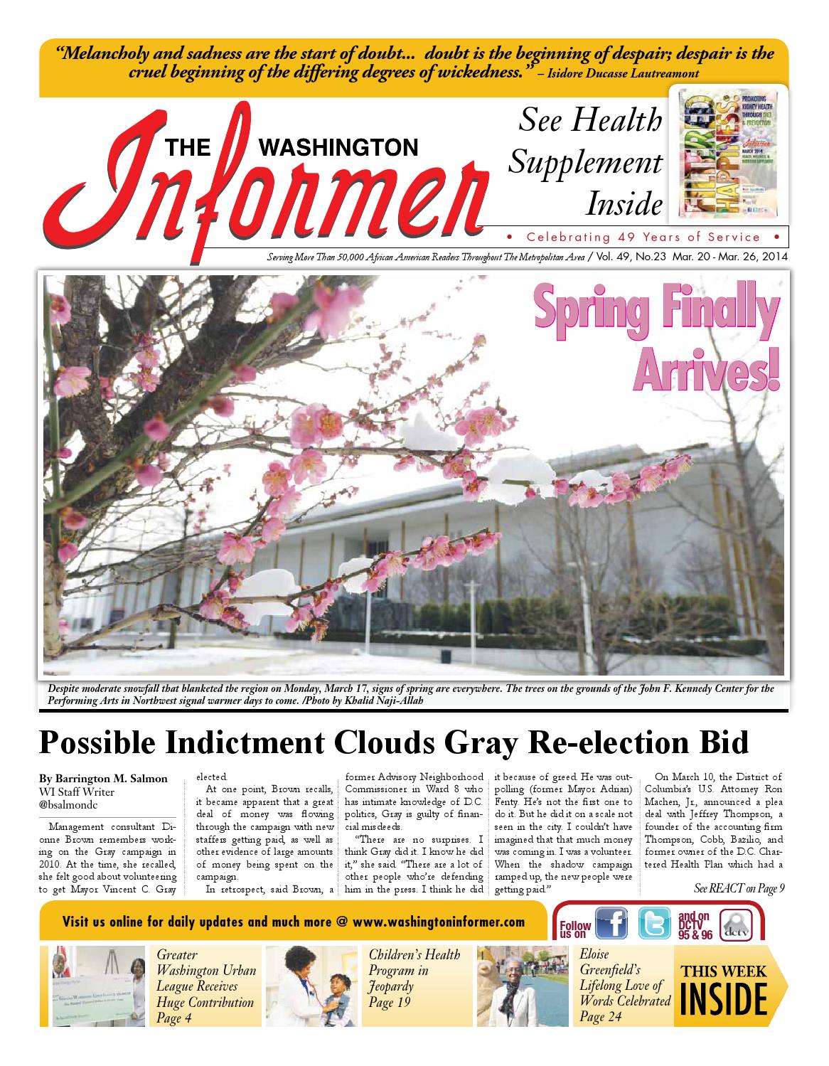 The Washington Informer - March 20, 2014 by The Washington Informer - Issuu