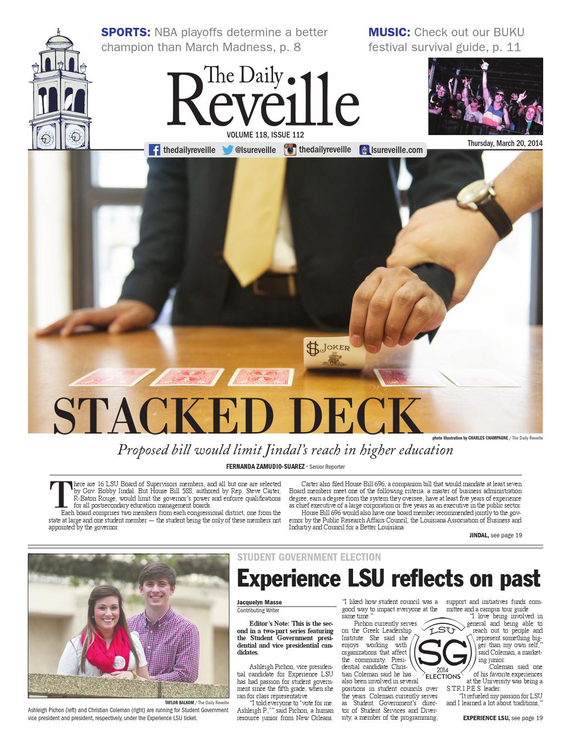 The Daily Reveille - March 20, 2014 by Reveille - Issuu