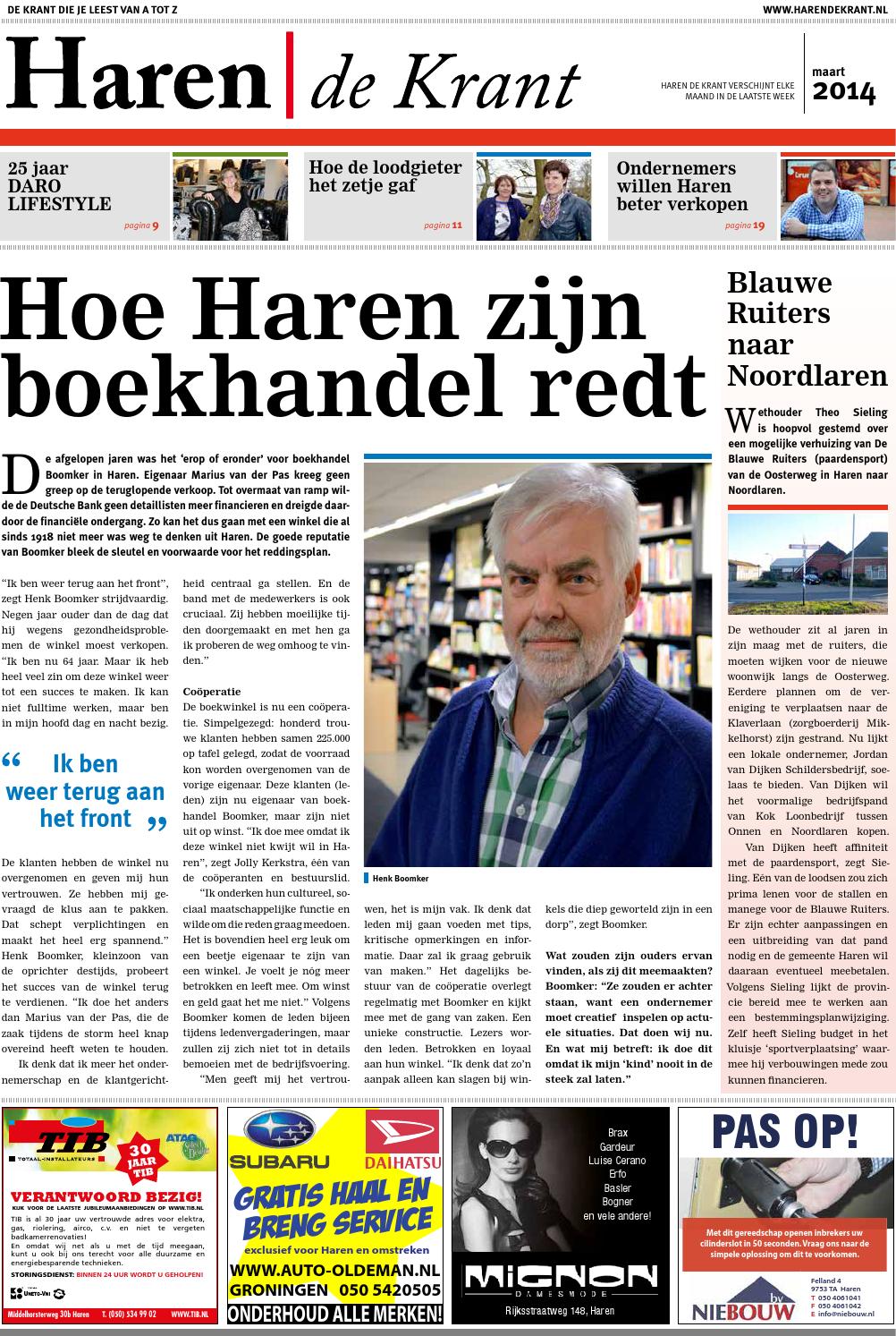 Haren de Krant maart by Haren de Krant - Issuu