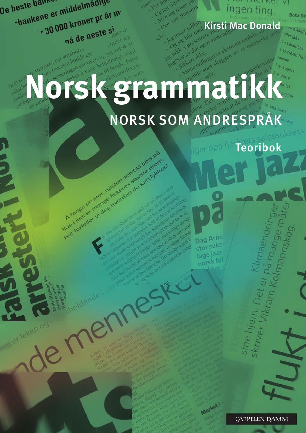 Norsk Grammatikk By Cappelen Damm Issuu, 60% OFF