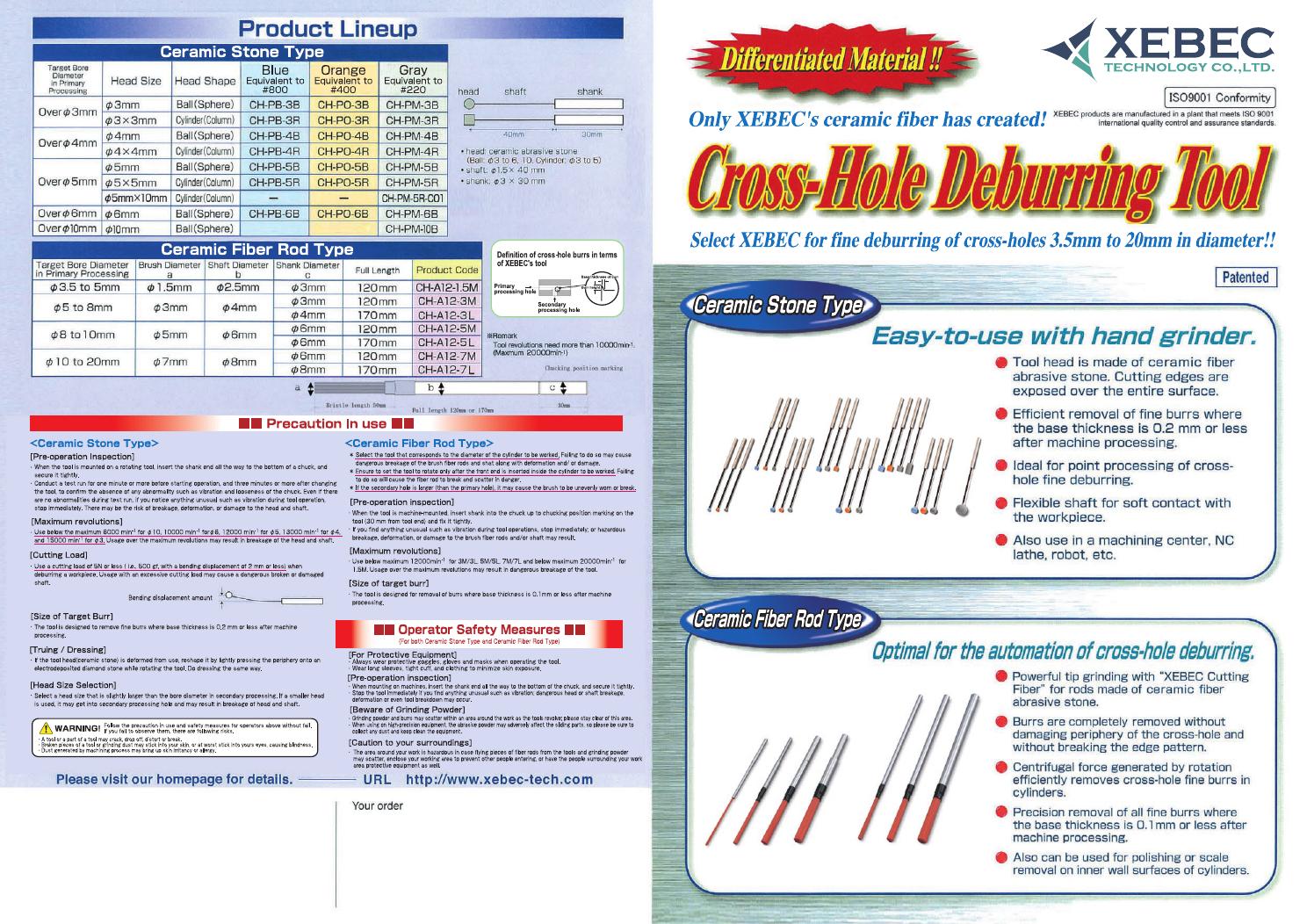 Xebec cross hole deburring tool en by BTS Company d.o.o. - Issuu