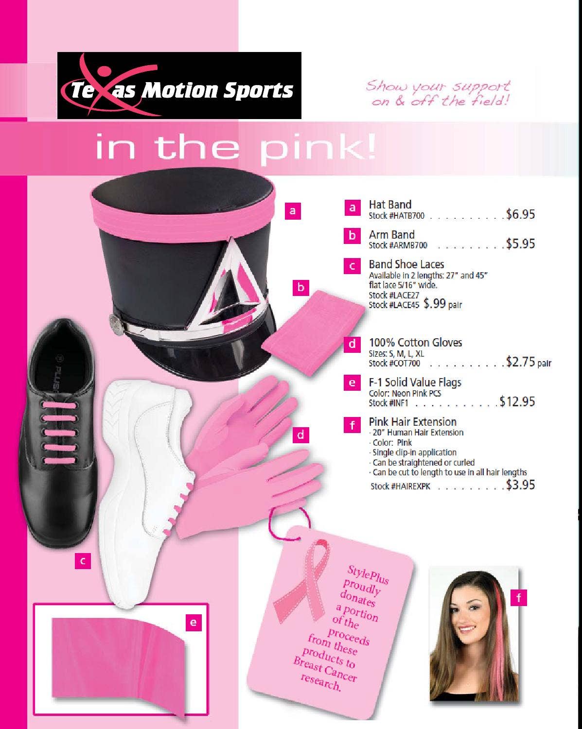 TMS Band Pink Flyer by TexasMotionSports - Issuu