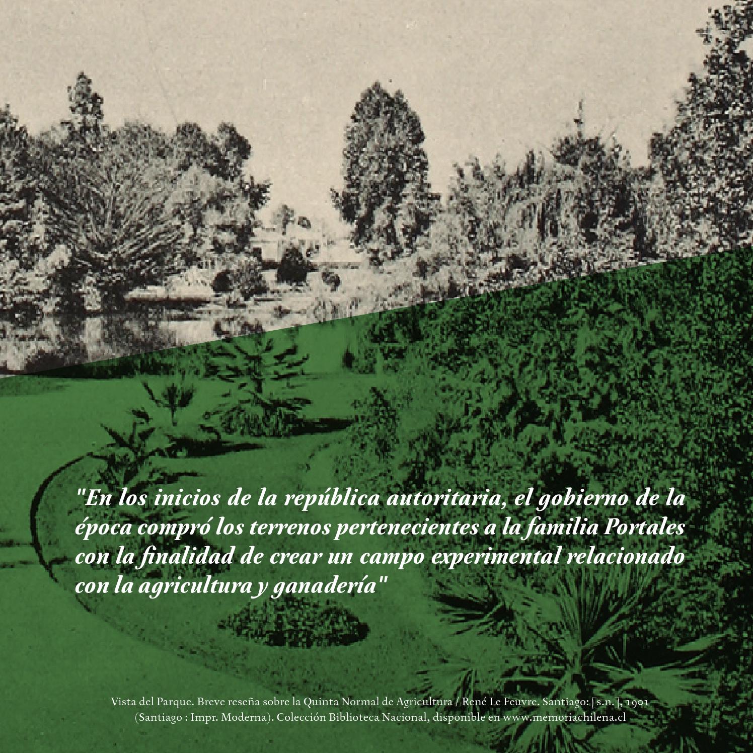 Parque Quinta Normal by Museo Nacional de Historia Natural - Issuu