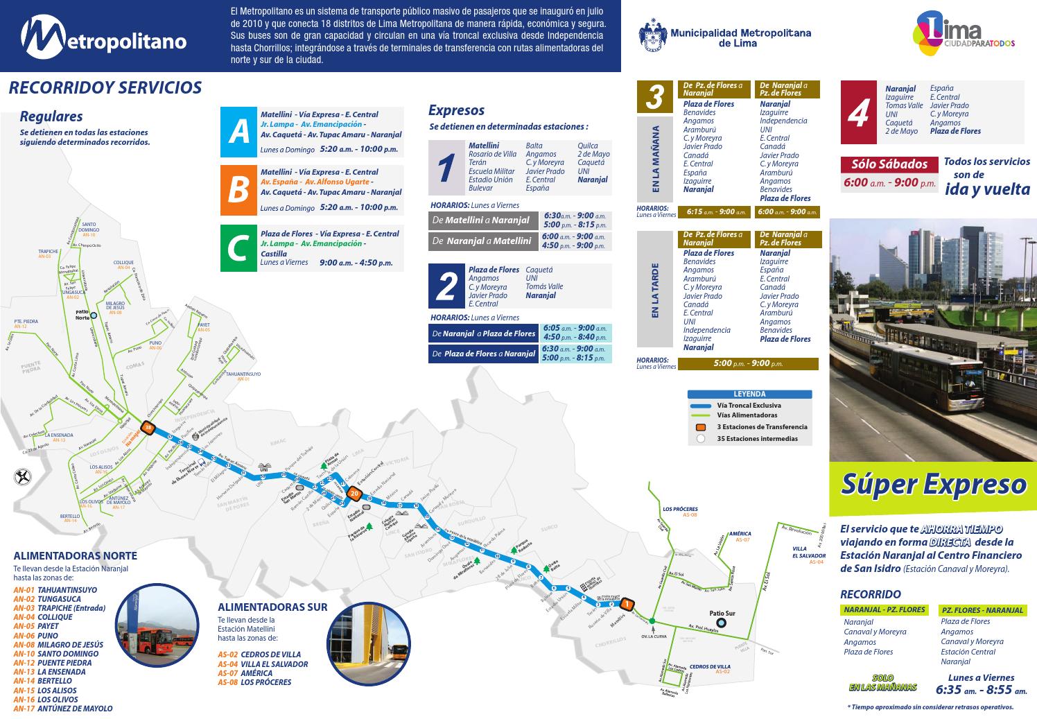 Ruta del metropolitano by Visit Peru - Issuu