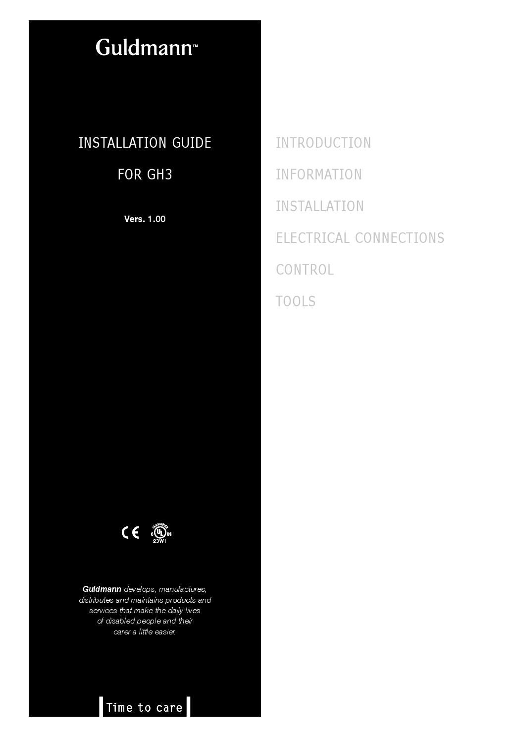 Uppsetningarbók Guldmann lyftukerfi by Eirberg - Issuu