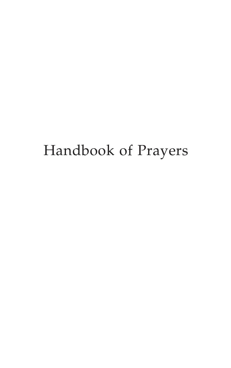 A Handbook of Prayers by Catholic Truth Society - Issuu