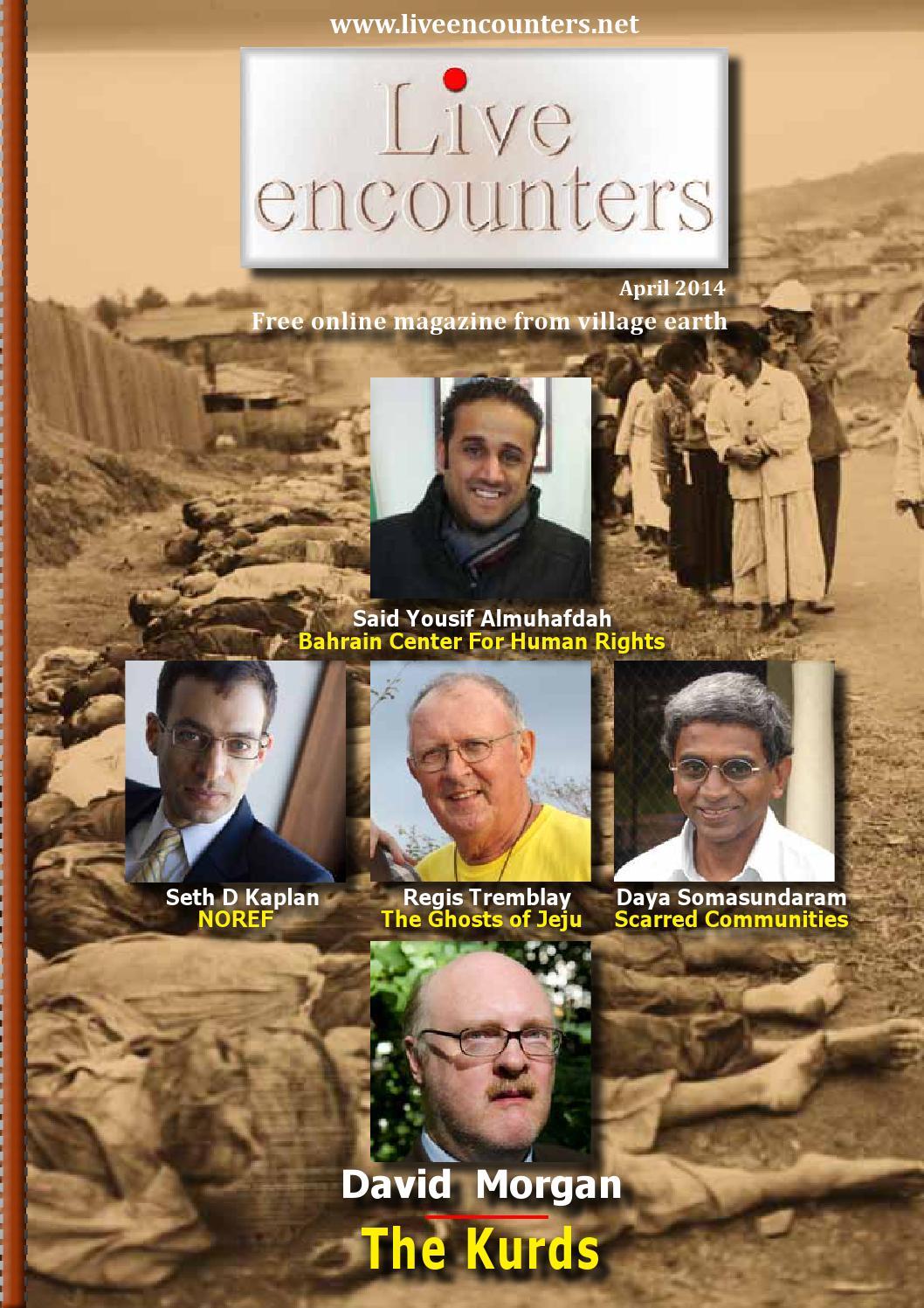 Live Encounters Magazine April 2014 by Live Encounters - Issuu