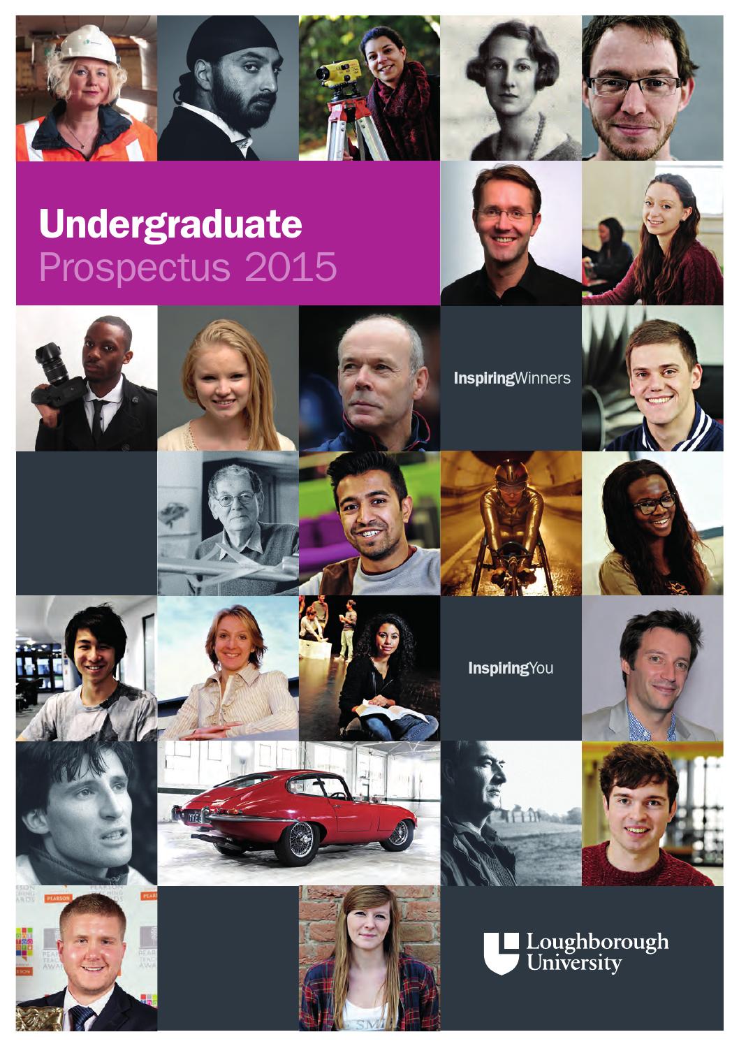 Undergraduate Prospectus 2015 by Loughborough University - Issuu