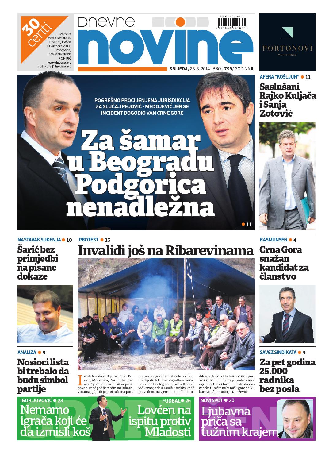 Izdanje 26. mart 2014. by Dnevne Novine - Issuu