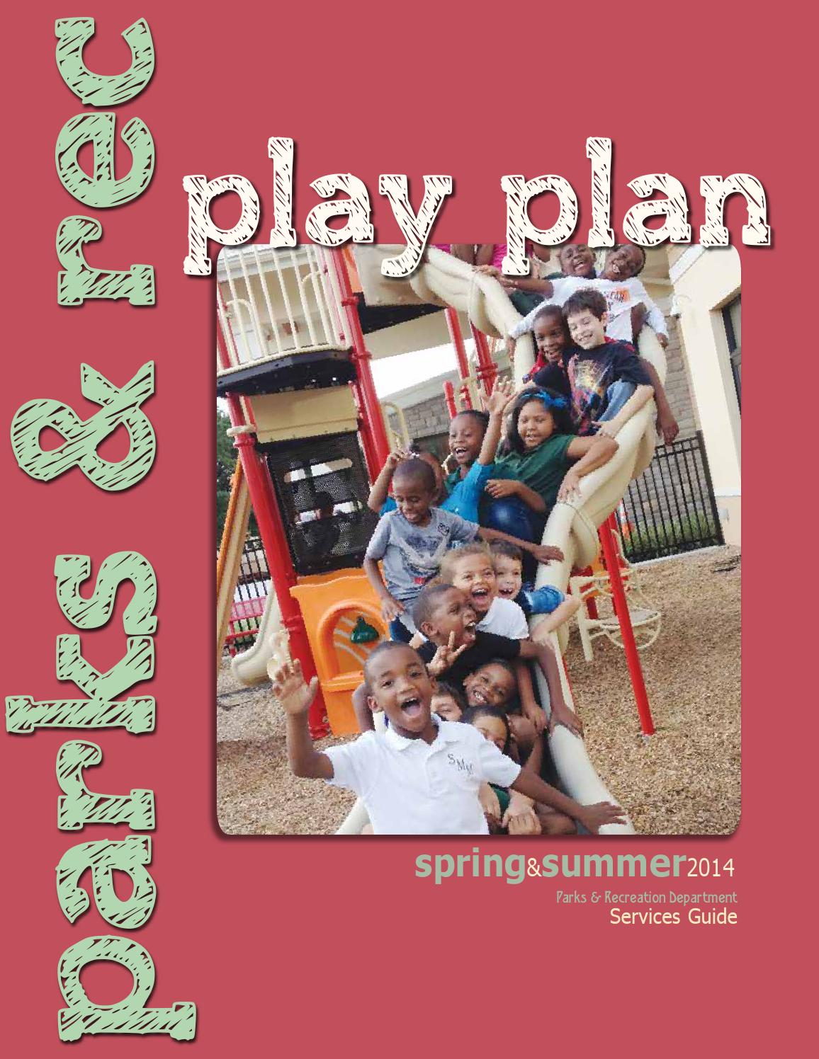 Parks & Recreation Play Plan Spring & Summer 2014 by City of Winter ...