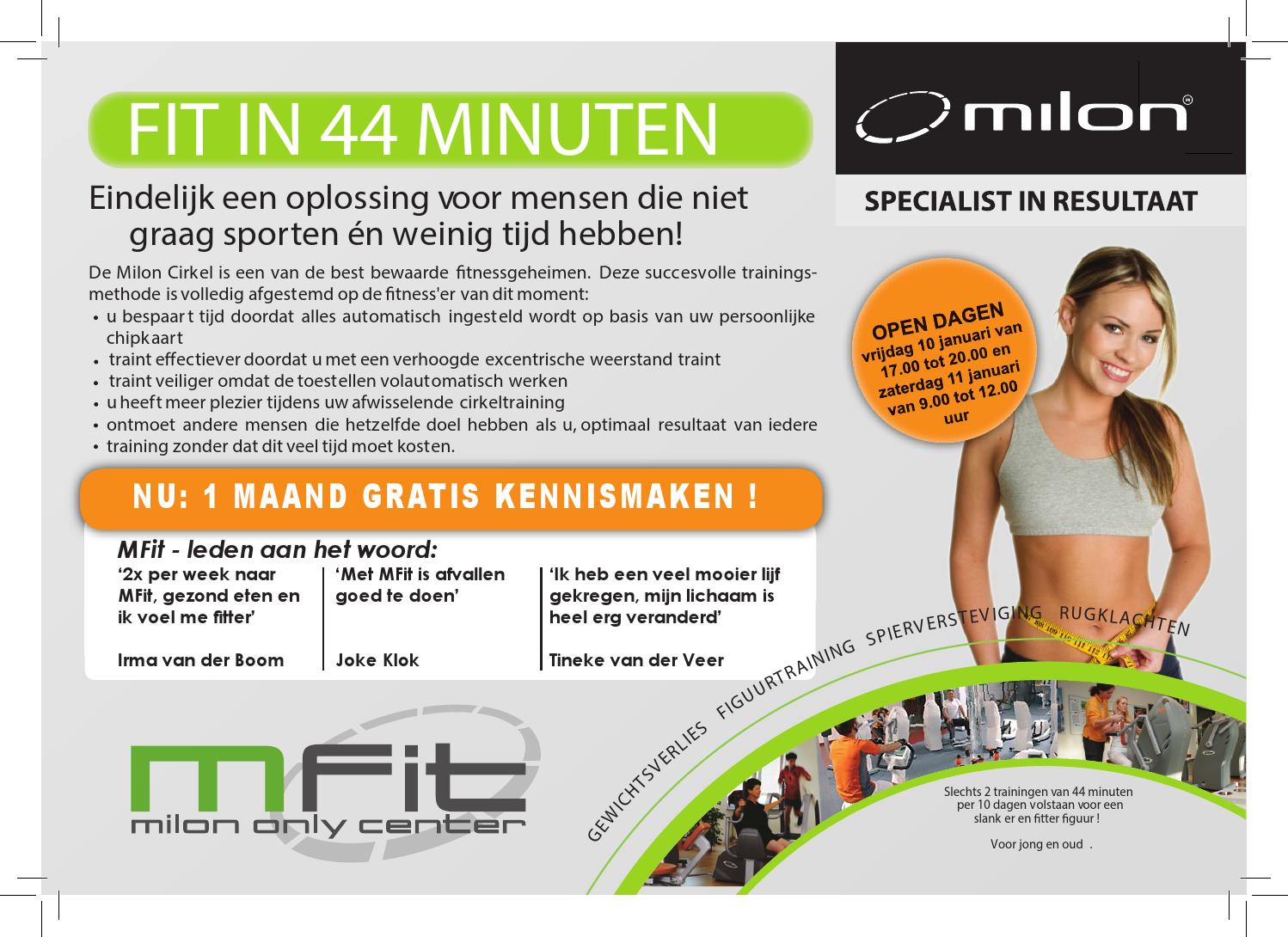 M-Fit Zwolle Milon Circle by Fitness Media - Issuu