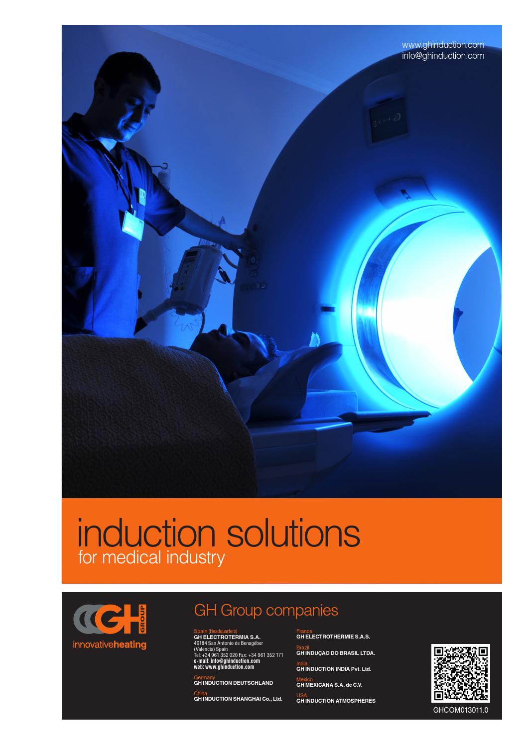 GH induction solutions for medical industry by GH Induction - Issuu