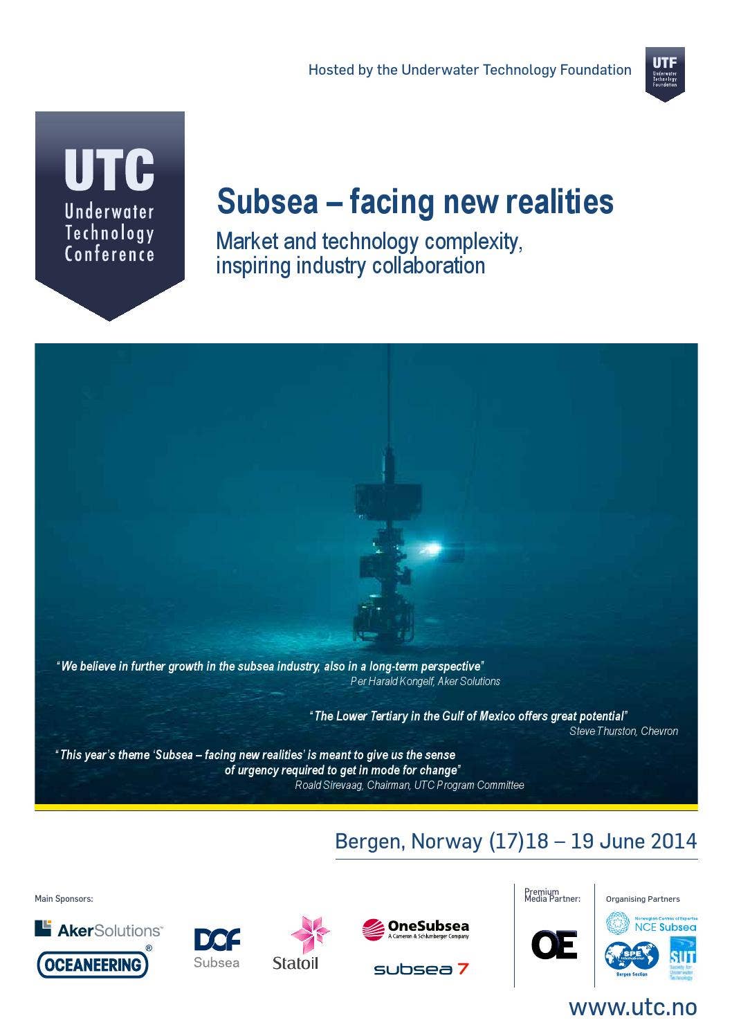 UTC 2014 Conference Program Brochure by UTC - Underwater Technology ...