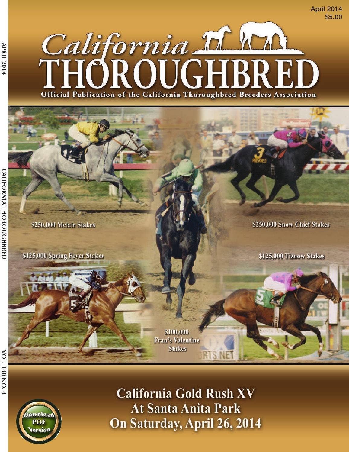 California Thoroughbred Magazine April 2014 by CTBA - Issuu