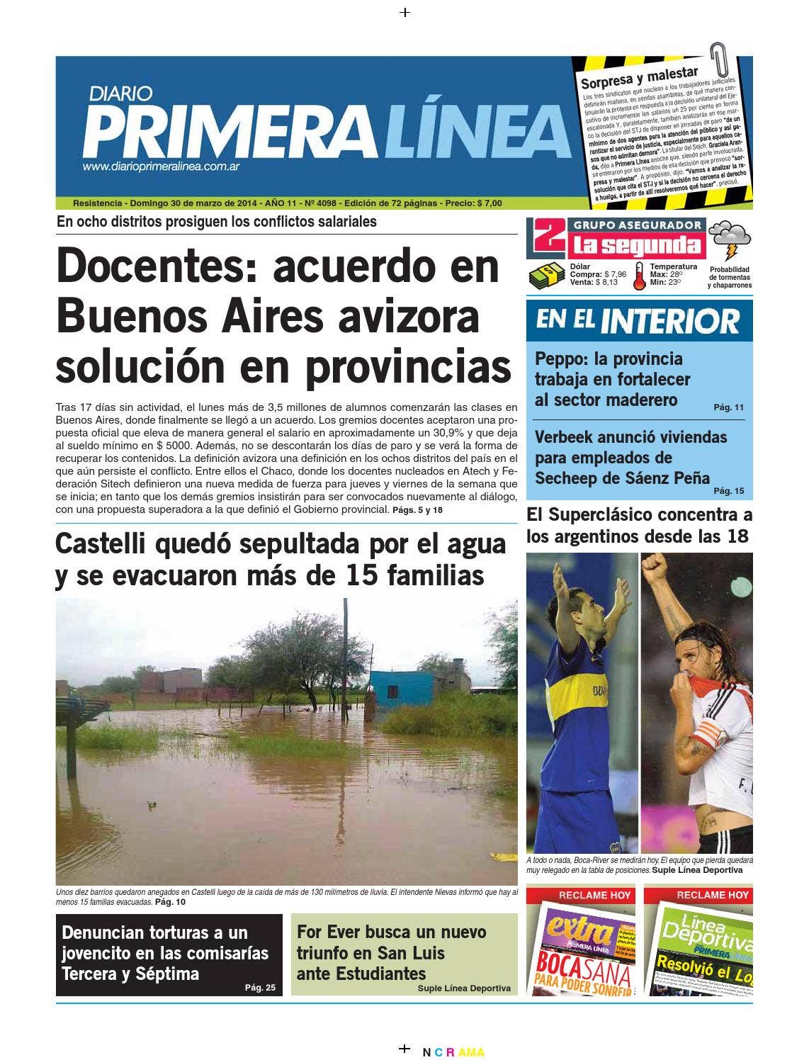 Primera Línea 4098 30 03 14 by Diario Primera Linea - Issuu