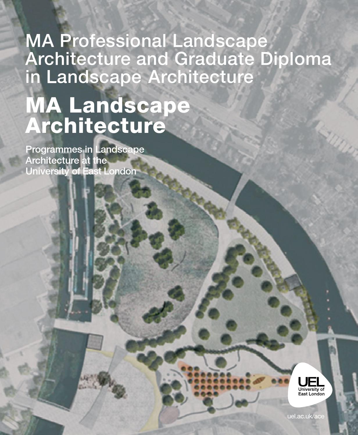 Postgraduate Landscape Architecture by University of East London - Issuu