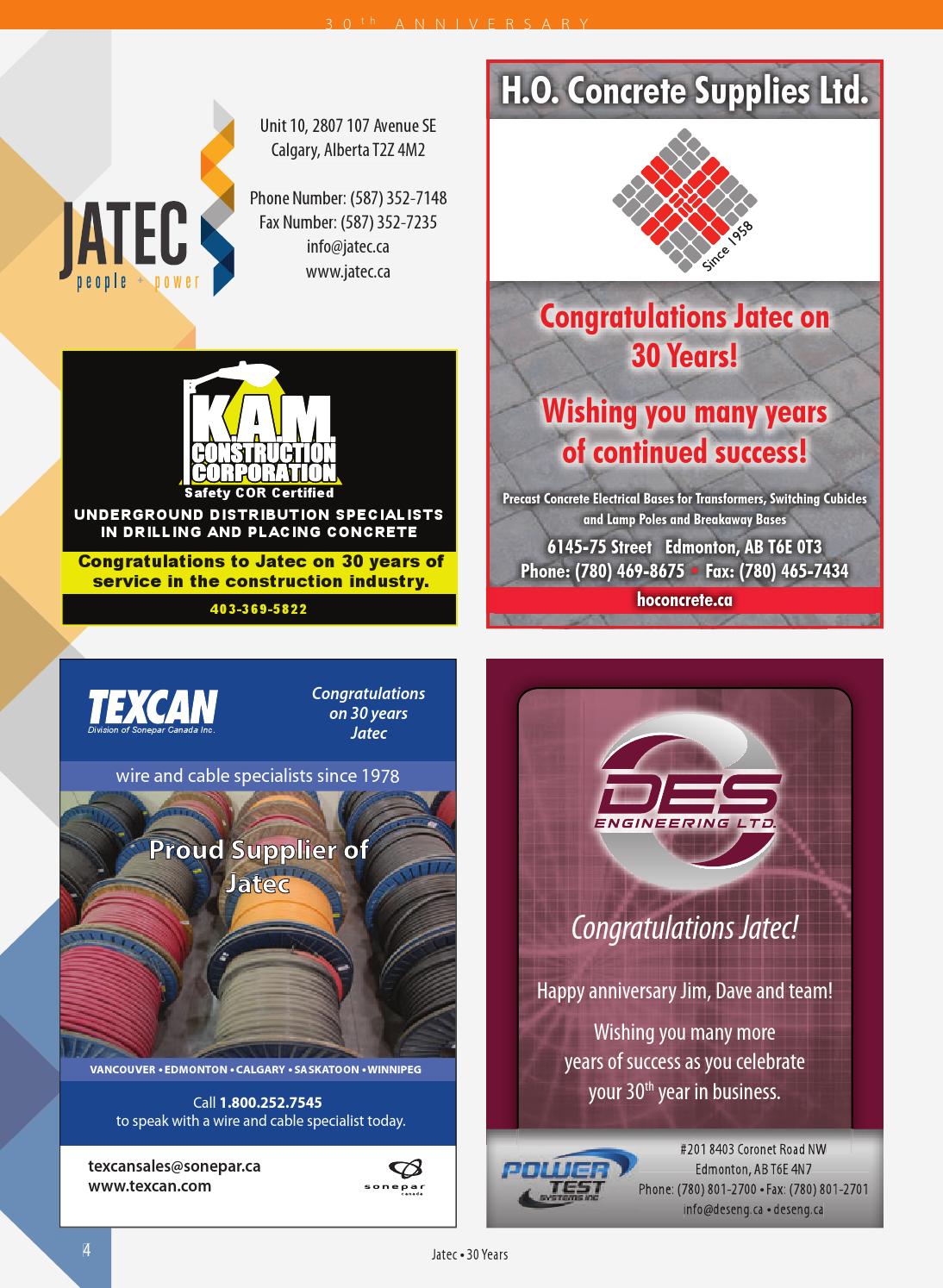 Jatec Profile - 30 Years by Business in Calgary - Issuu