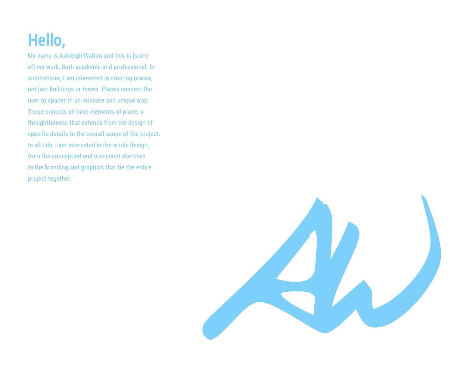 Ashleigh Walton - Architecture Portfolio by Ashleigh Walton - Issuu
