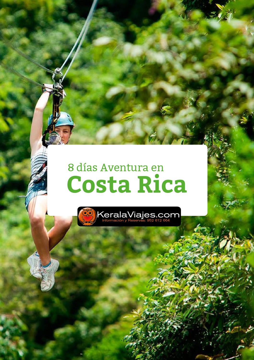 Aventura en Costa Rica 8 días by Kerala Viajes - Issuu