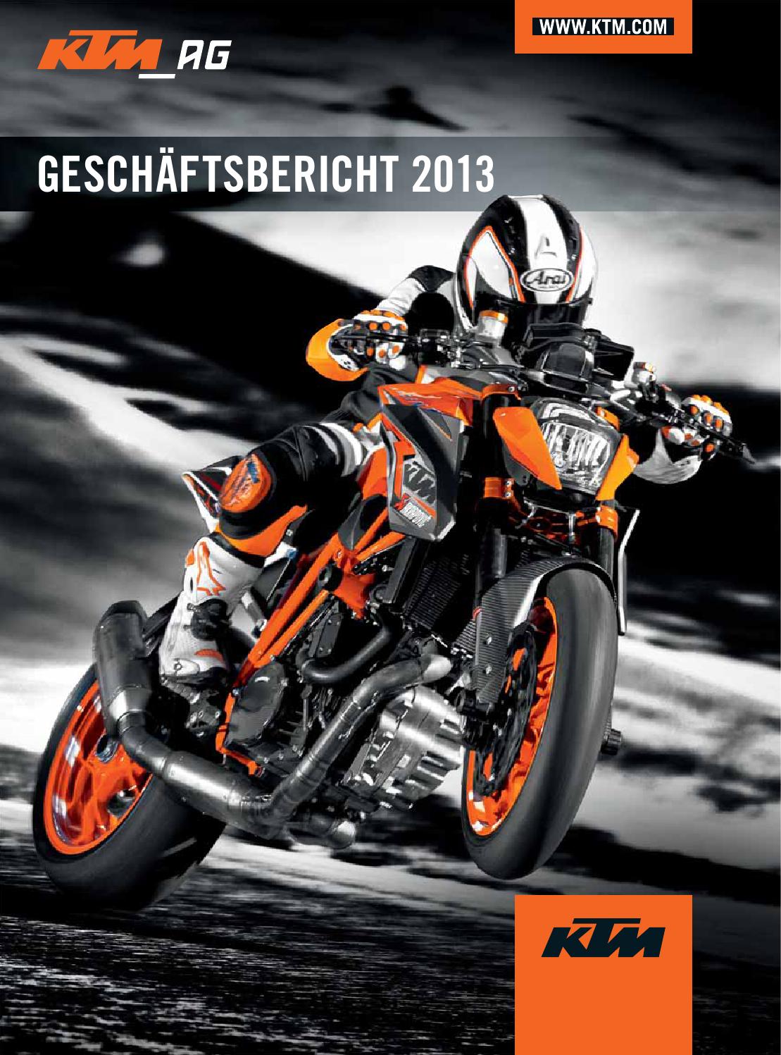 KTM AG Geschäftsbericht 2013 by KTM GROUP - Issuu