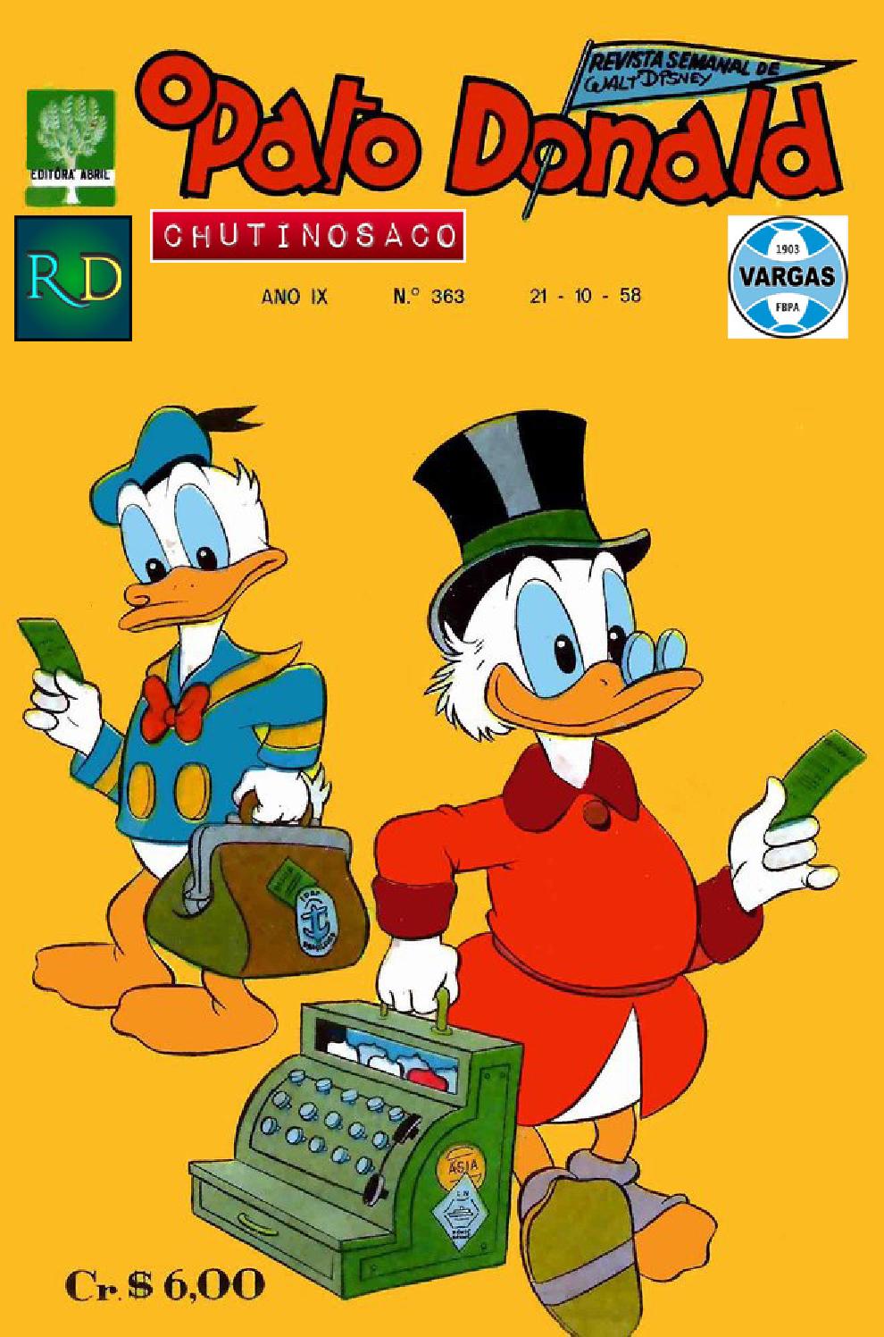 Pato donald nº 0363 1958 by Costa Prado - Issuu