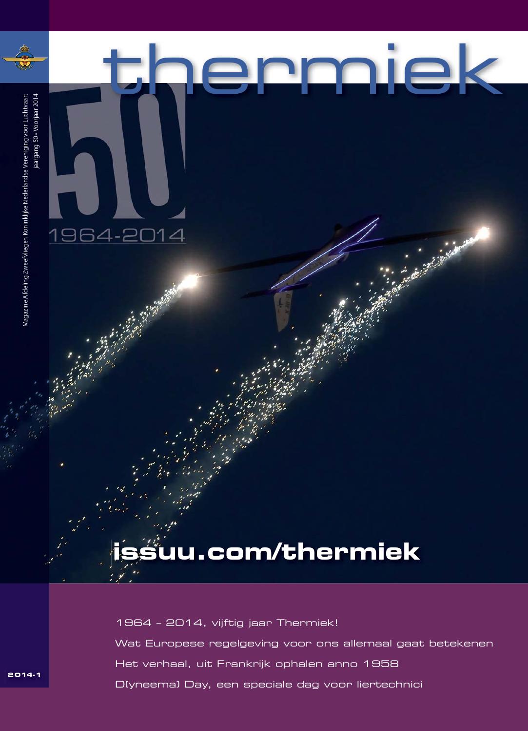 Thermiek 2014 1 by KNVvL Afdeling Zweefvliegen, Segelfliegen, Gliding ...