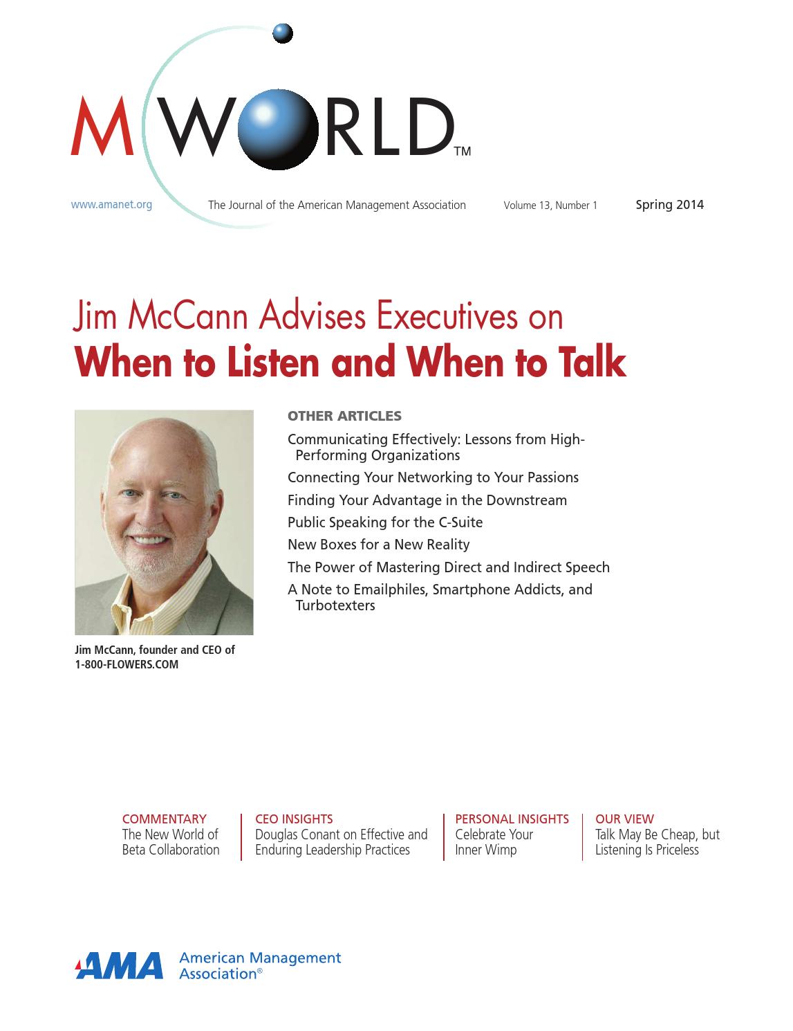 Mworld spring 2014 by AmericanManagementAssociation - Issuu