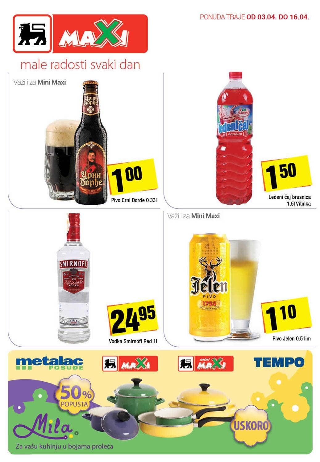 Maxi katalog akcija do 16 04 2014 rs by Bakmaz, Boso, NTL - Issuu
