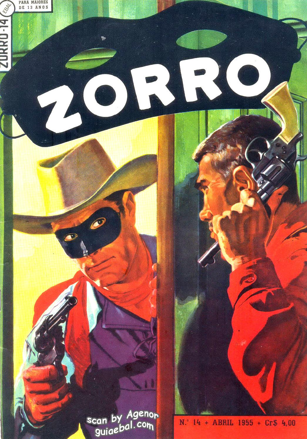 Zorro nº 014 ebal 1ª serie 1955 by Costa Prado - Issuu