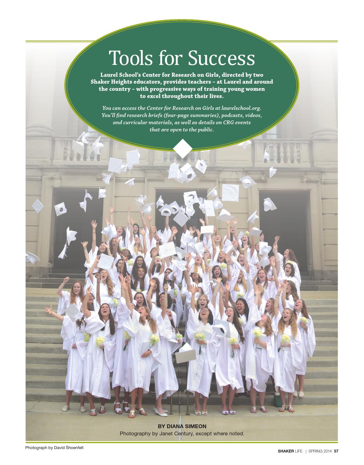 Laurel School's Center for Research on Girls featured in Shaker Life ...