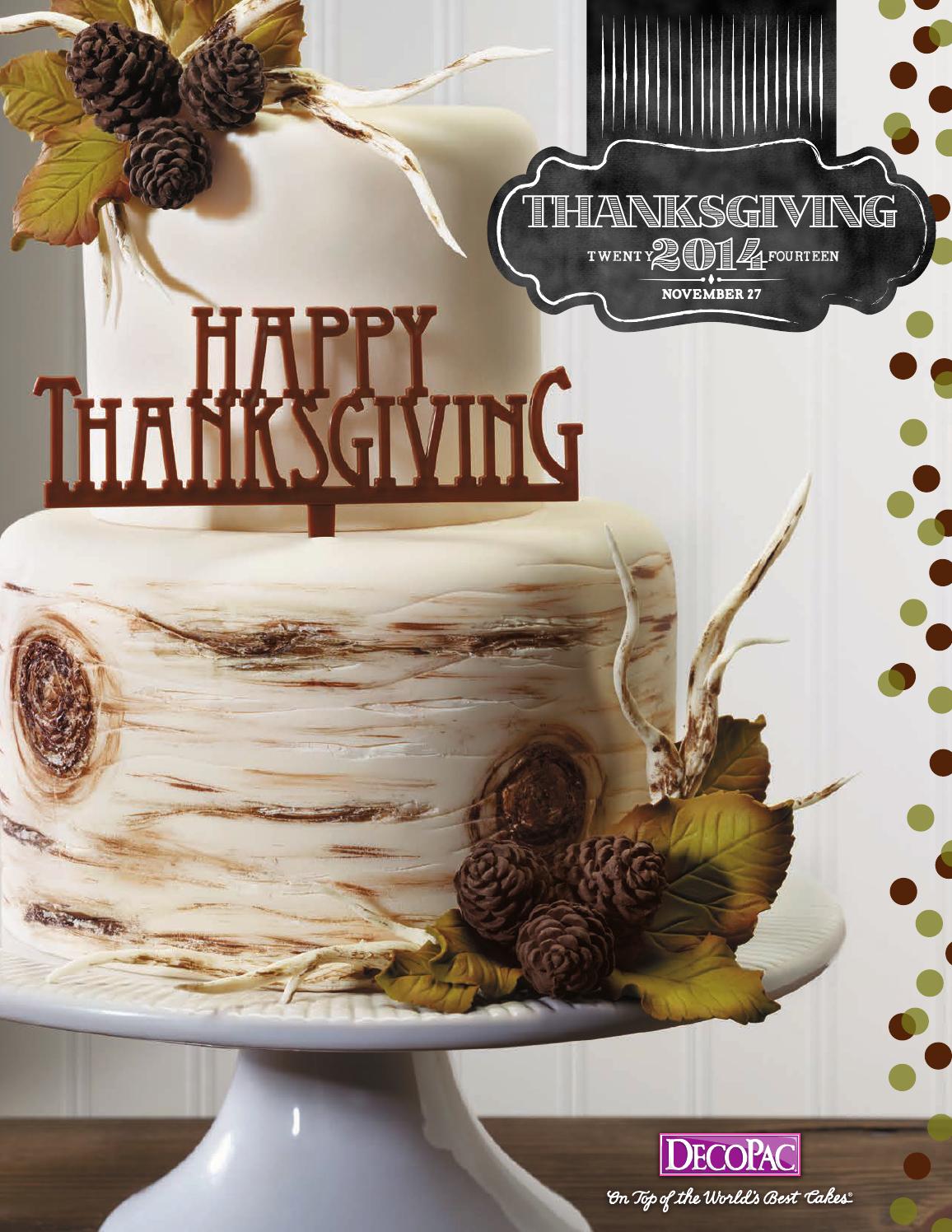 DecoPac 2014 Thanksgiving Catalog by DecoPac - Issuu