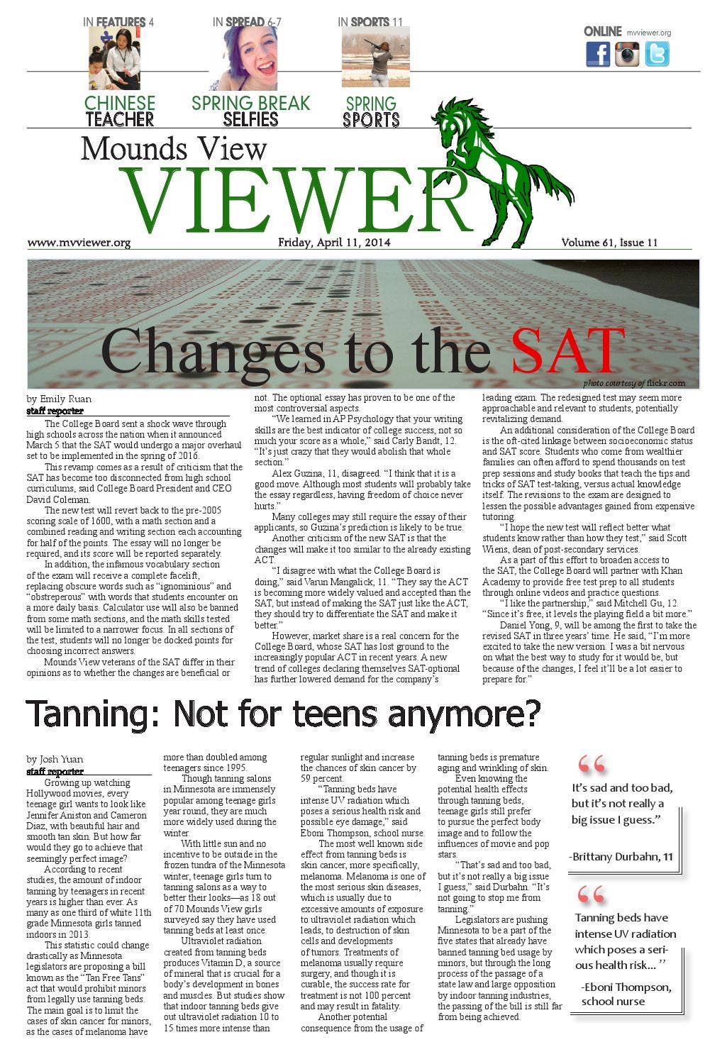 Issue 11 2013 - 2014 by The Viewer - Issuu